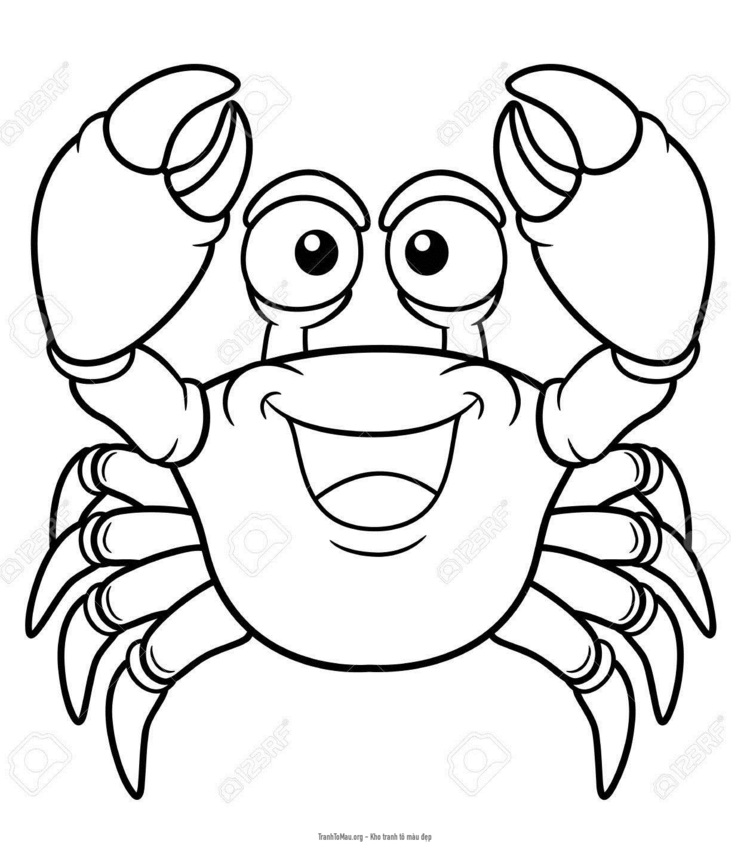 Tranh Tô Màu Con Cua, tải bộ tranh Tô Màu Con Cua về máy tính điện thoại