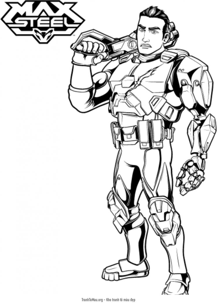 Tải tranh tô màu forge-forrus từ max steel