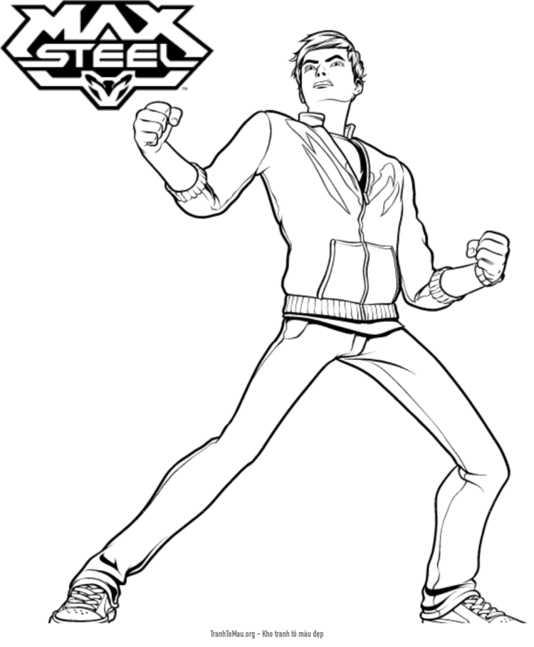 Tải tranh tô màu maxwell tức giận