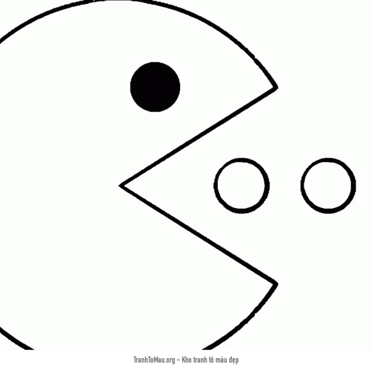 Tranh Tô Màu Pacman, tải bộ tranh Tô Màu Pacman về máy tính điện thoại